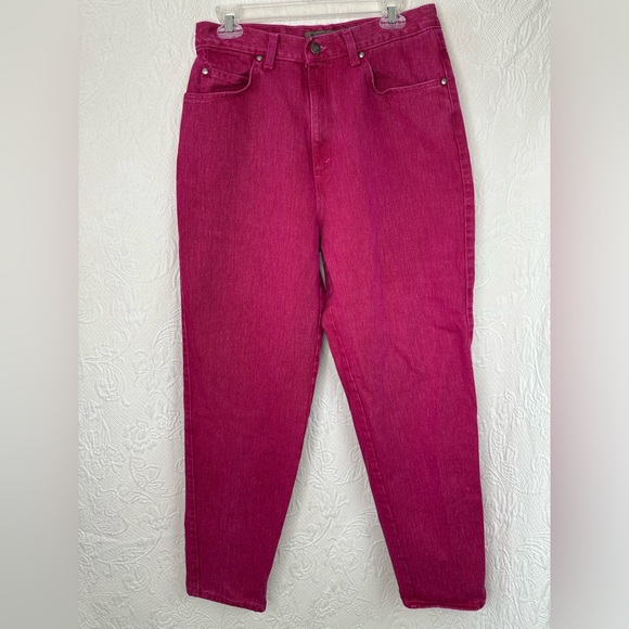 Levi's | Jeans | Levis 90 Vtg 90s Rare Raspberry Pink Mom Jeans | Poshmark